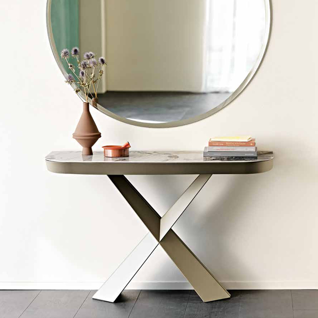 Cattelan Italia Terminal Keramik Drive Console Table
